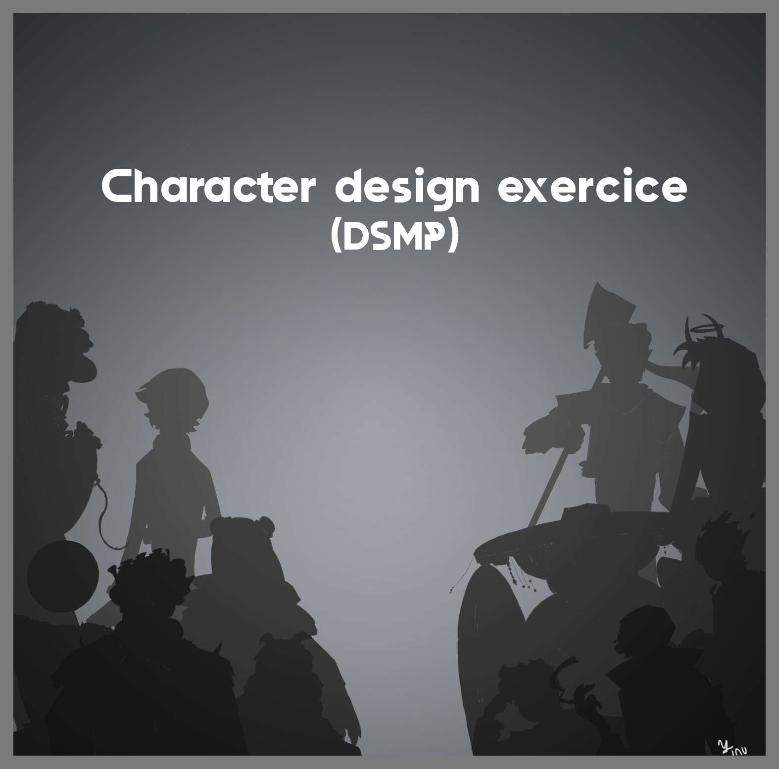 ArtStation - Character design exercice (DSMP)