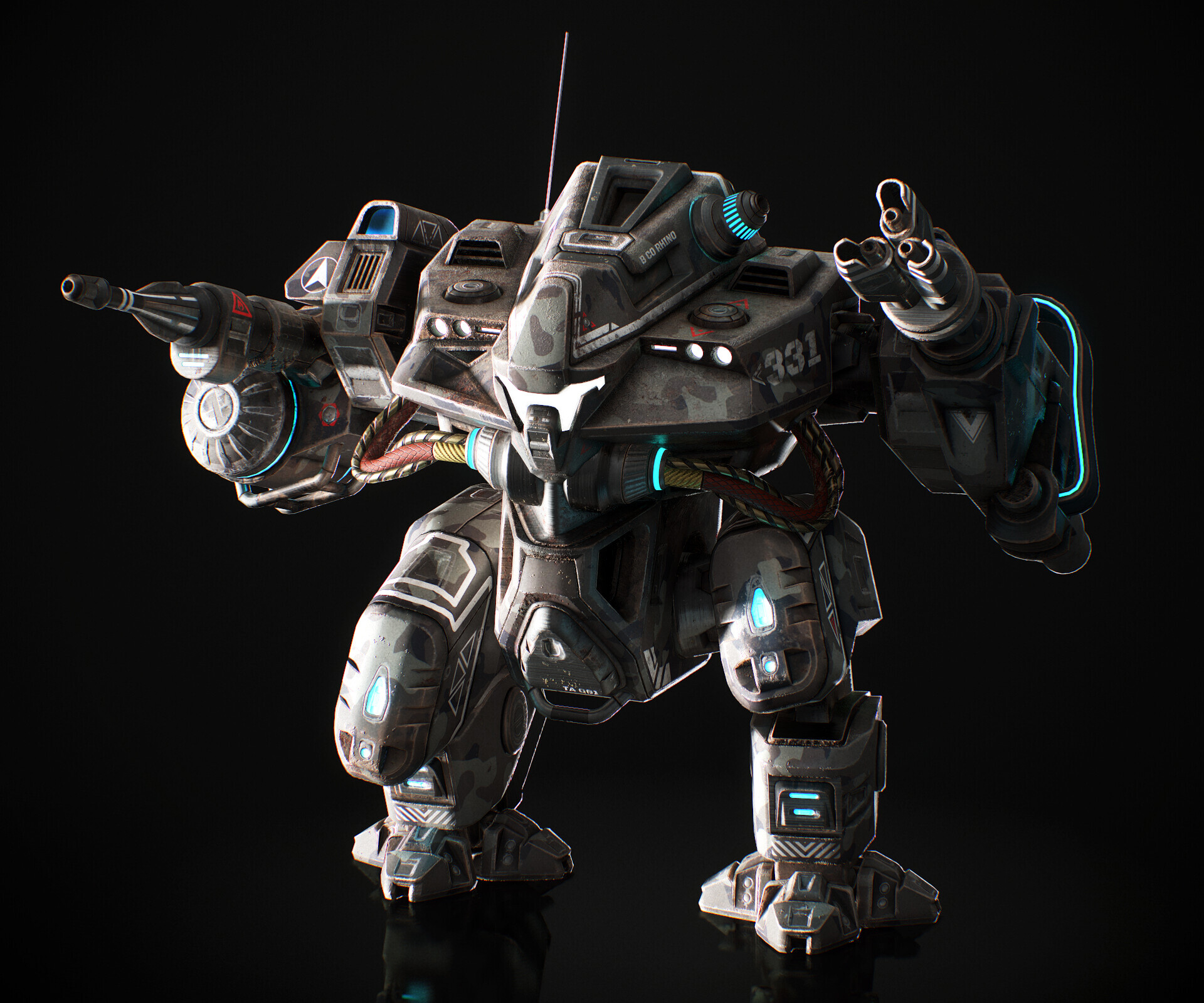 ArtStation - Battle Mech