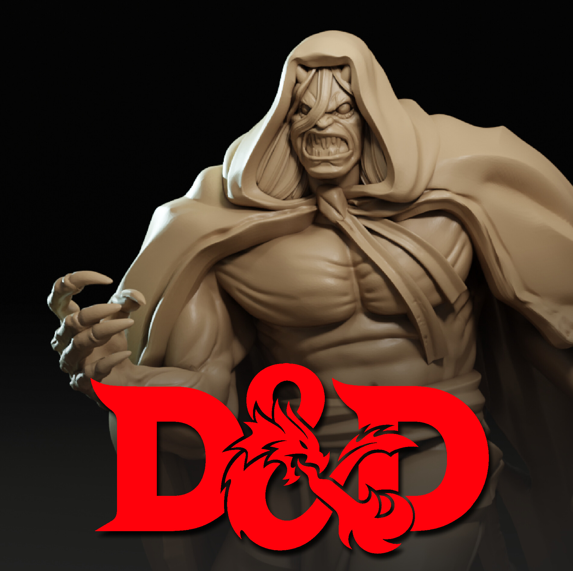 ArtStation - Oni (Dungeons and Dragons Miniature)