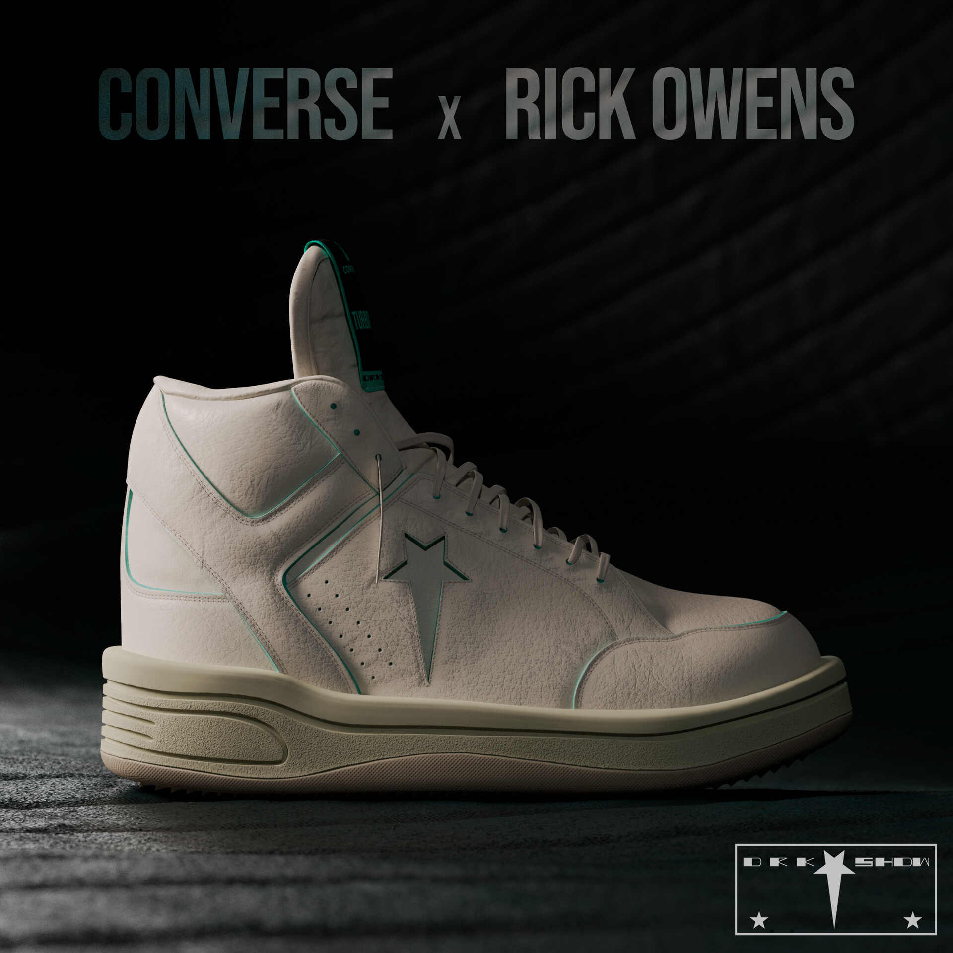 ArtStation - Converse x Rick Owens Turbowpn