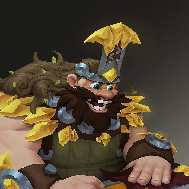 ArtStation - dwarf and his sword