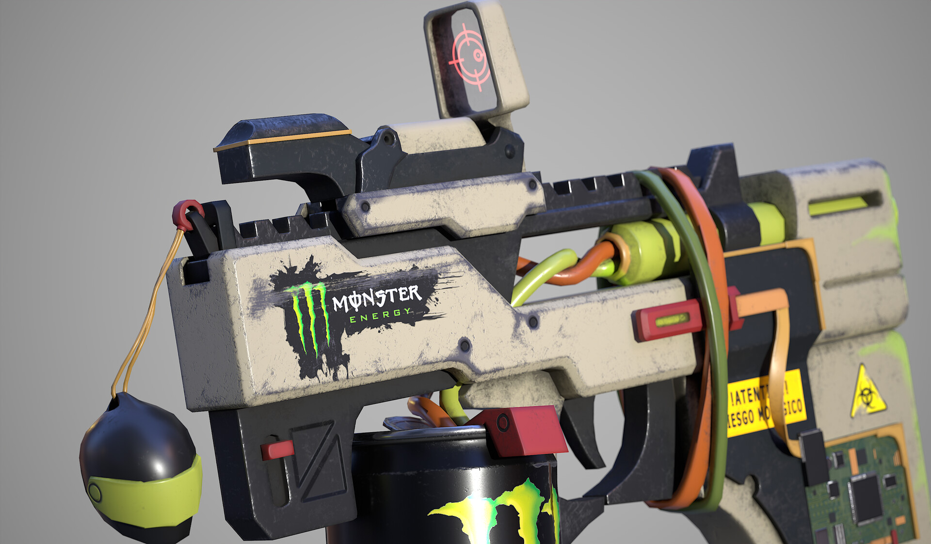 ArtStation - Monster drink pistol