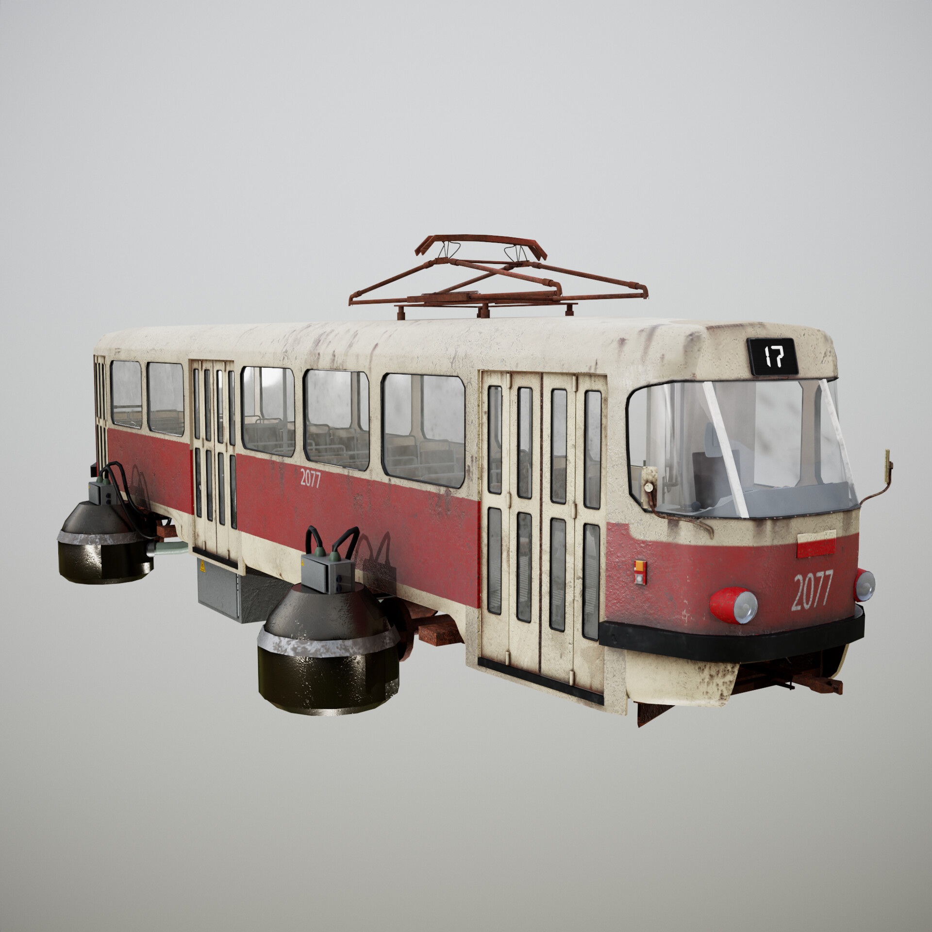 ArtStation - Hover tram Tatra T3