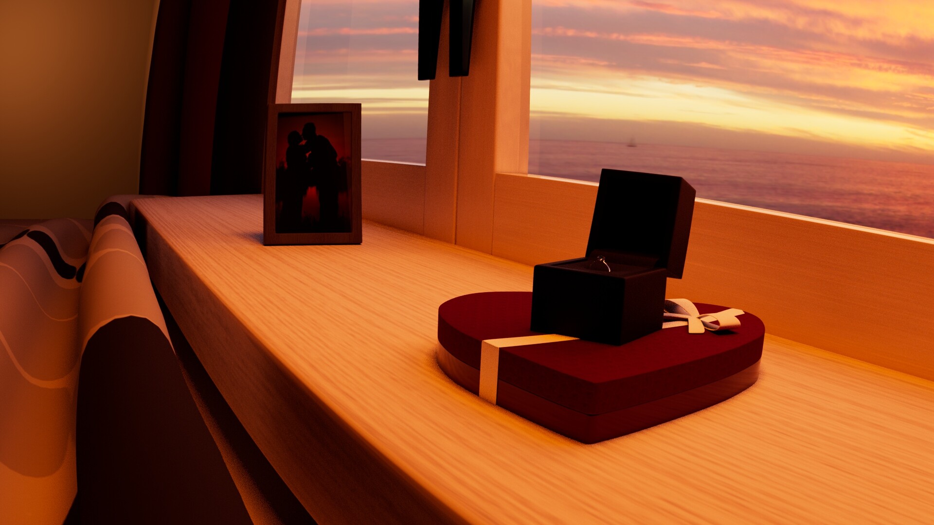 ArtStation - Romantic Window Project (2nd semester of 3D)