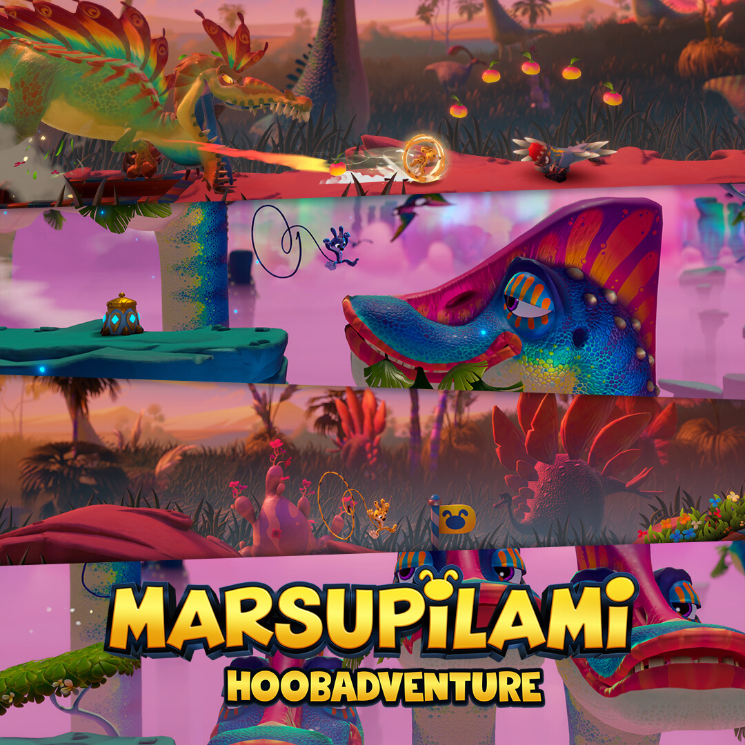 ArtStation - Marsupilami Hoobadventure - The Hidden World: Level Art 5 & 6