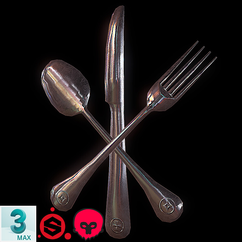 ArtStation - Knife / Fork / Spoon