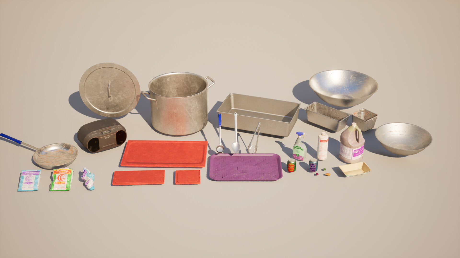 ArtStation - Restaurant at Close Breakdown