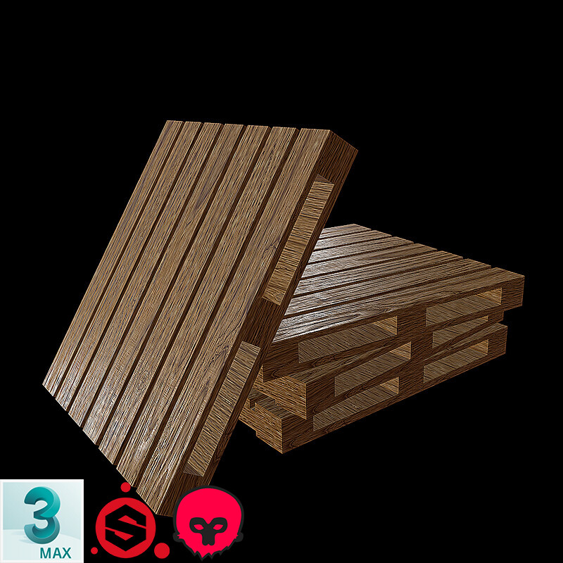 ArtStation - Warehouse Wooden Pallets