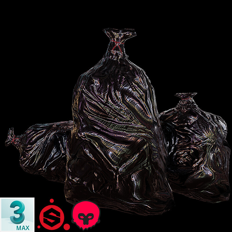 ArtStation - Garbage/Body/Trash Bags