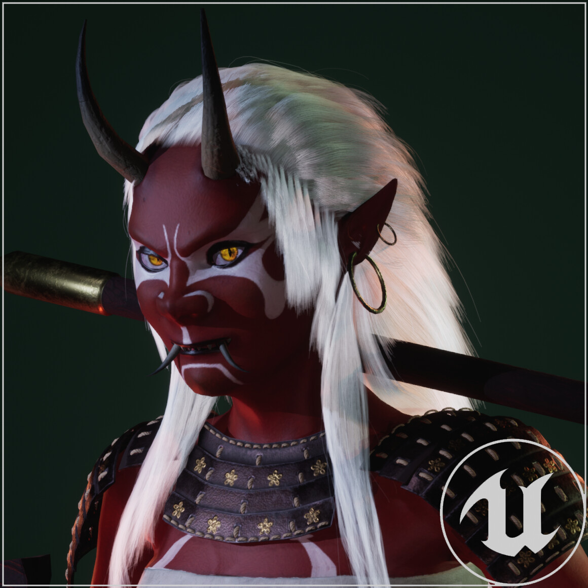 ArtStation - Oni Real-time character