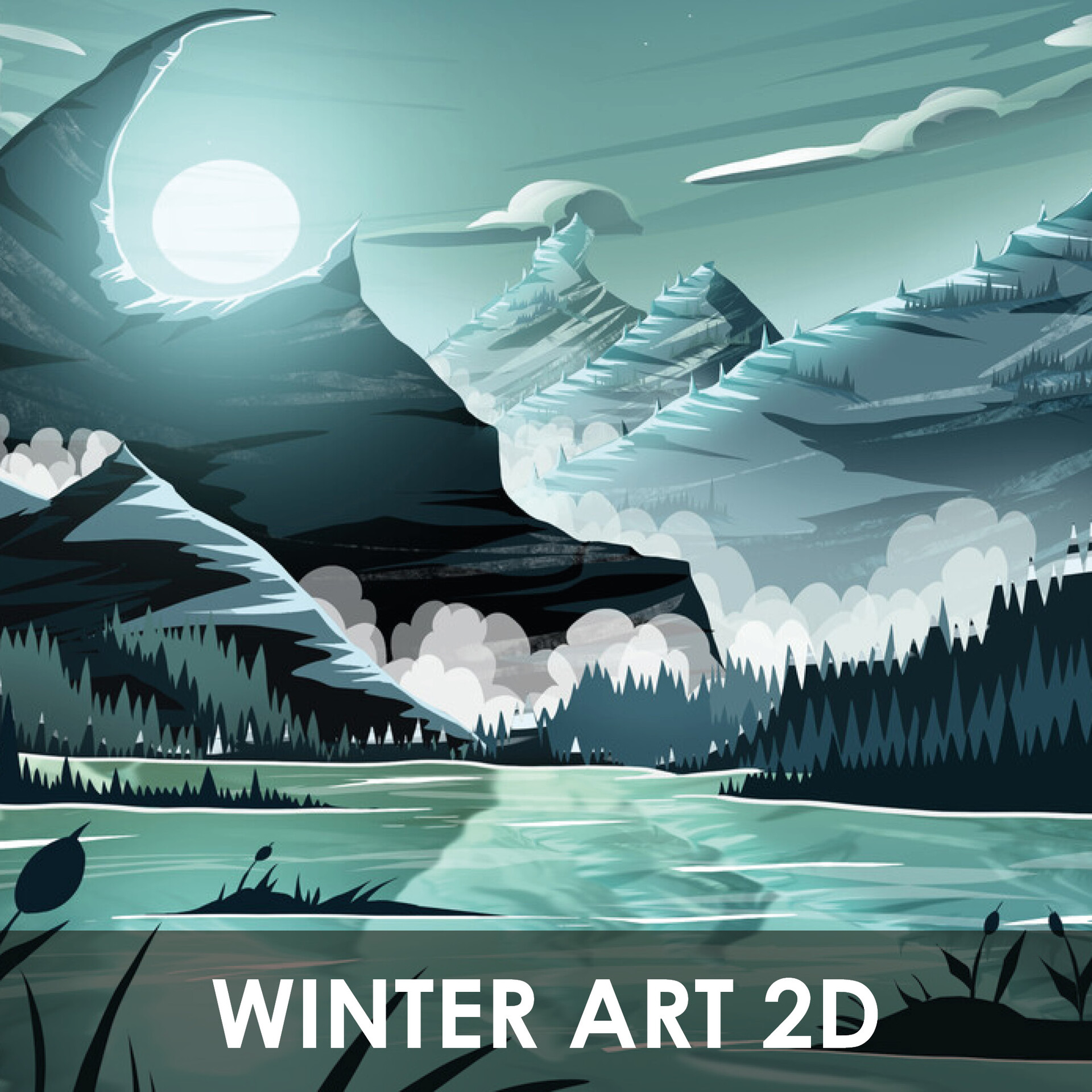 ArtStation - WINTER ART - Illustration (Photoshop)