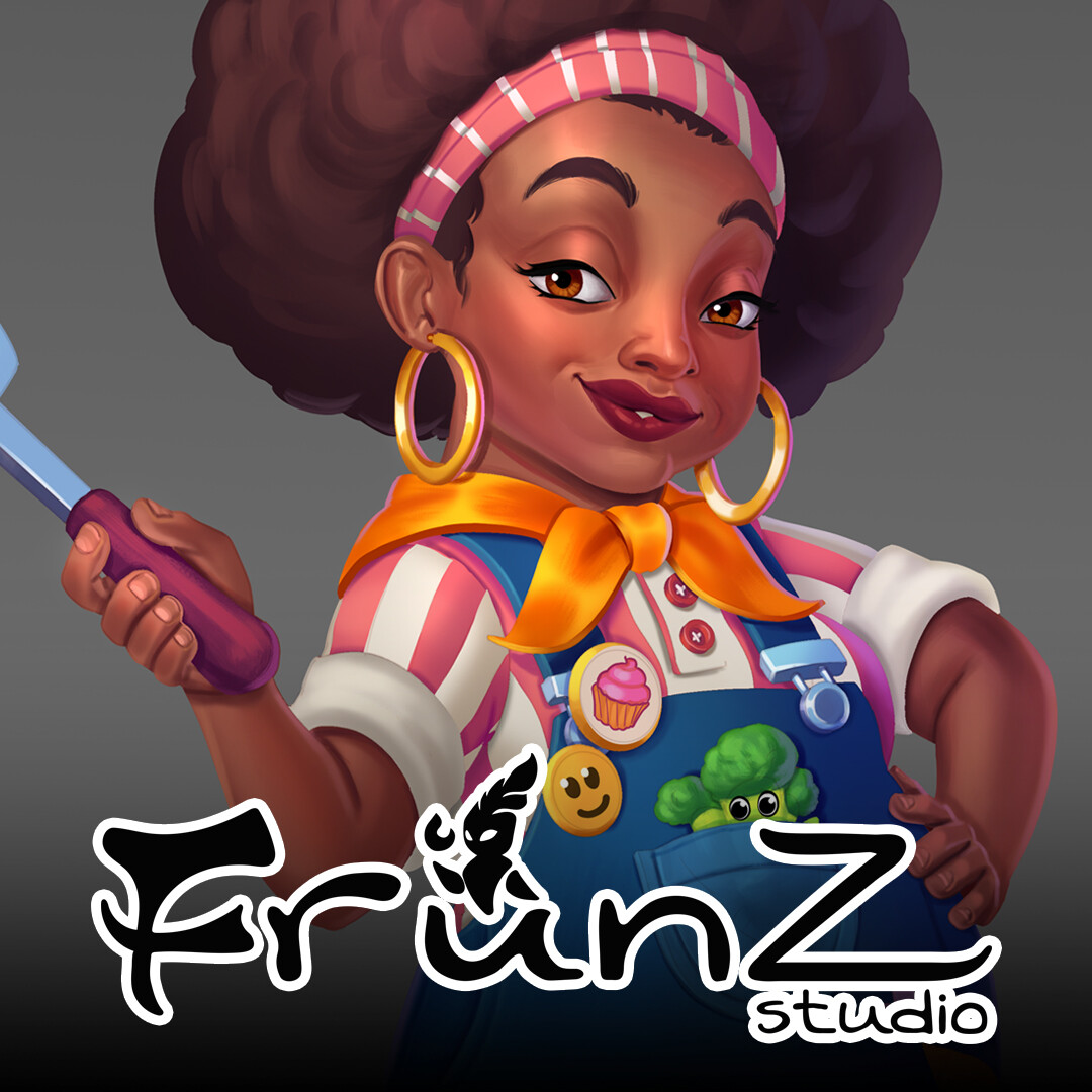 ArtStation - The School Cook Character