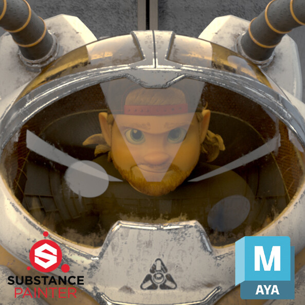 ArtStation - Retro-Punk Mech Suit