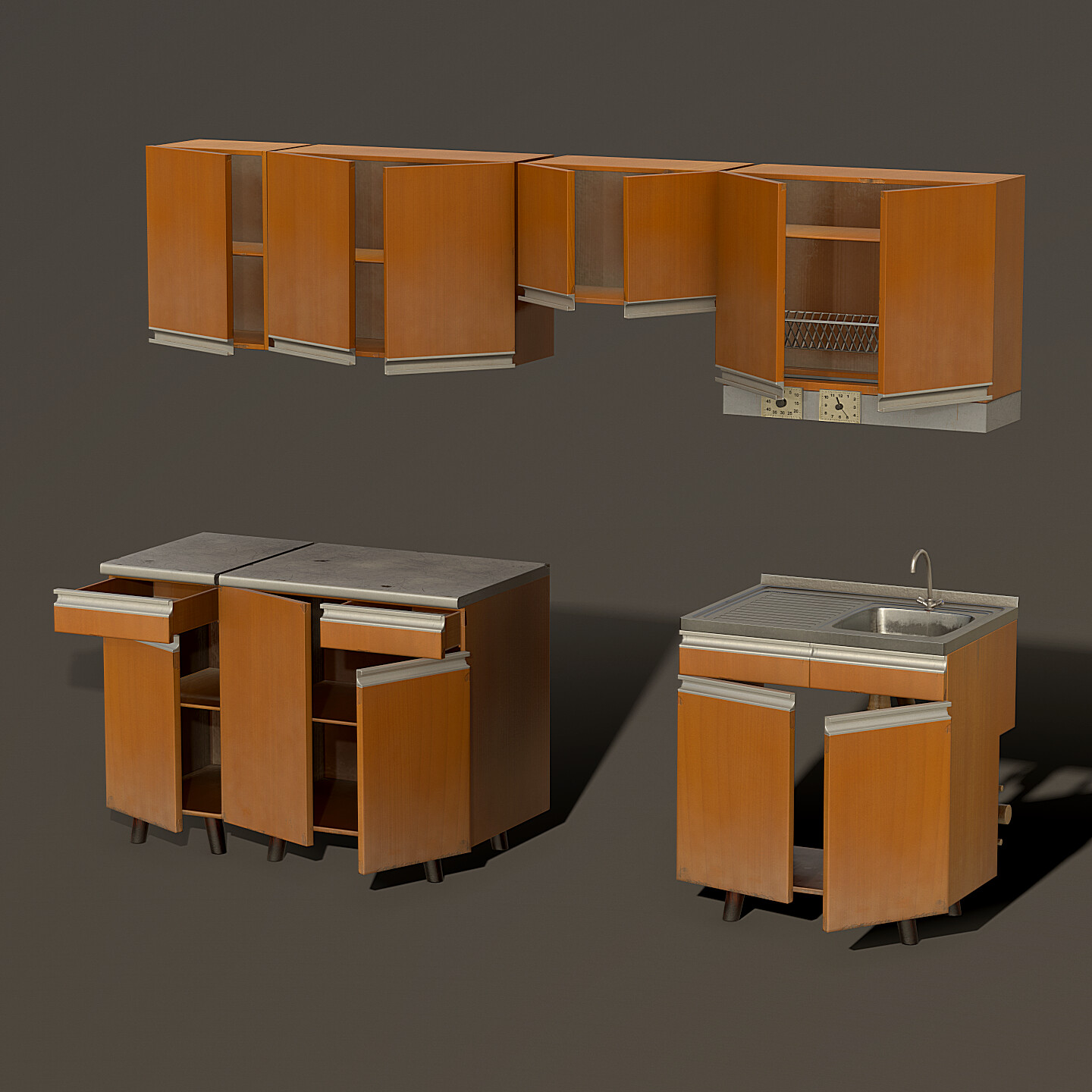 ArtStation - Soviet kitchen set