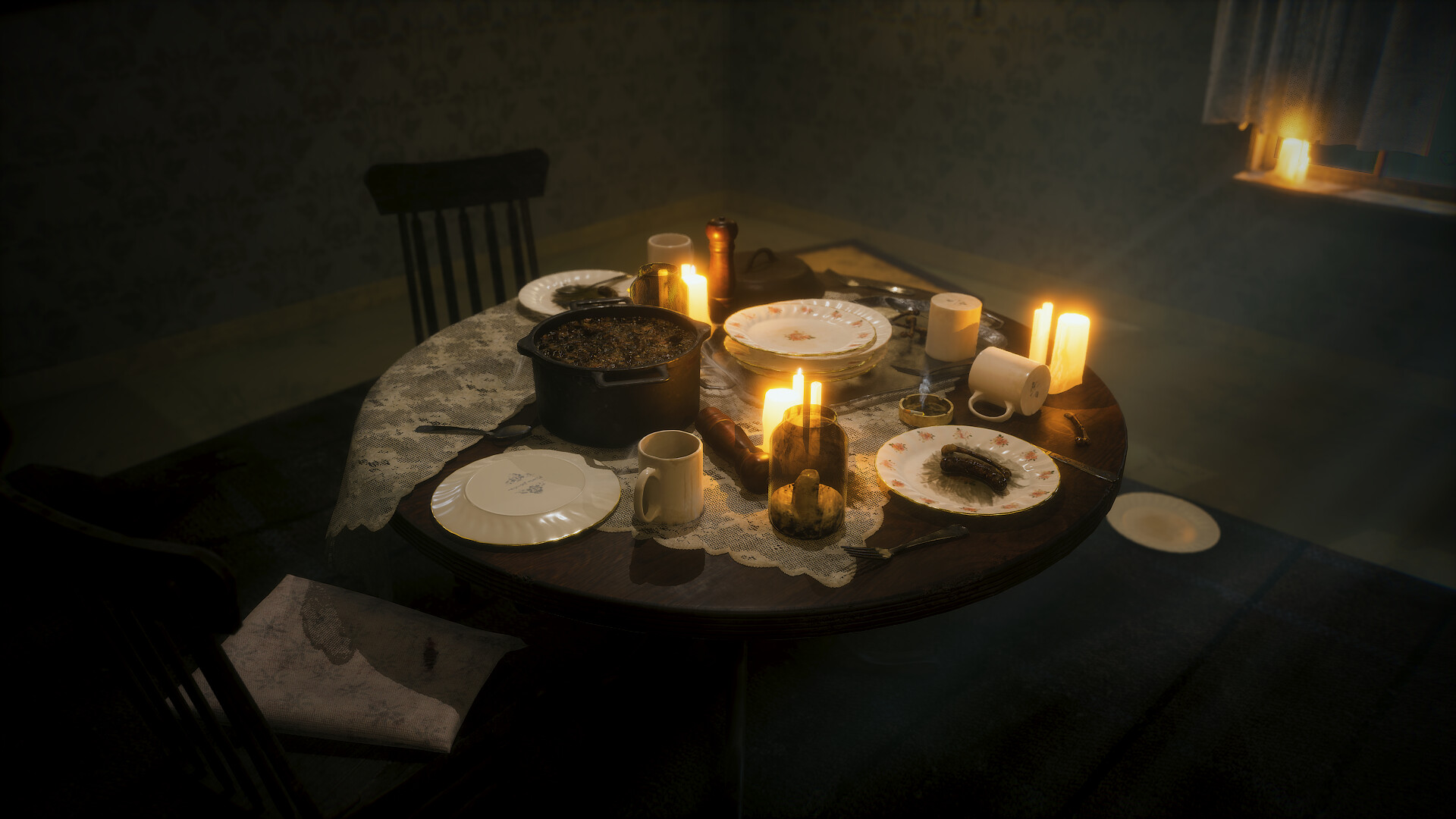 ArtStation - Horror Dining Room (Unreal Engine 5 Relight Study)