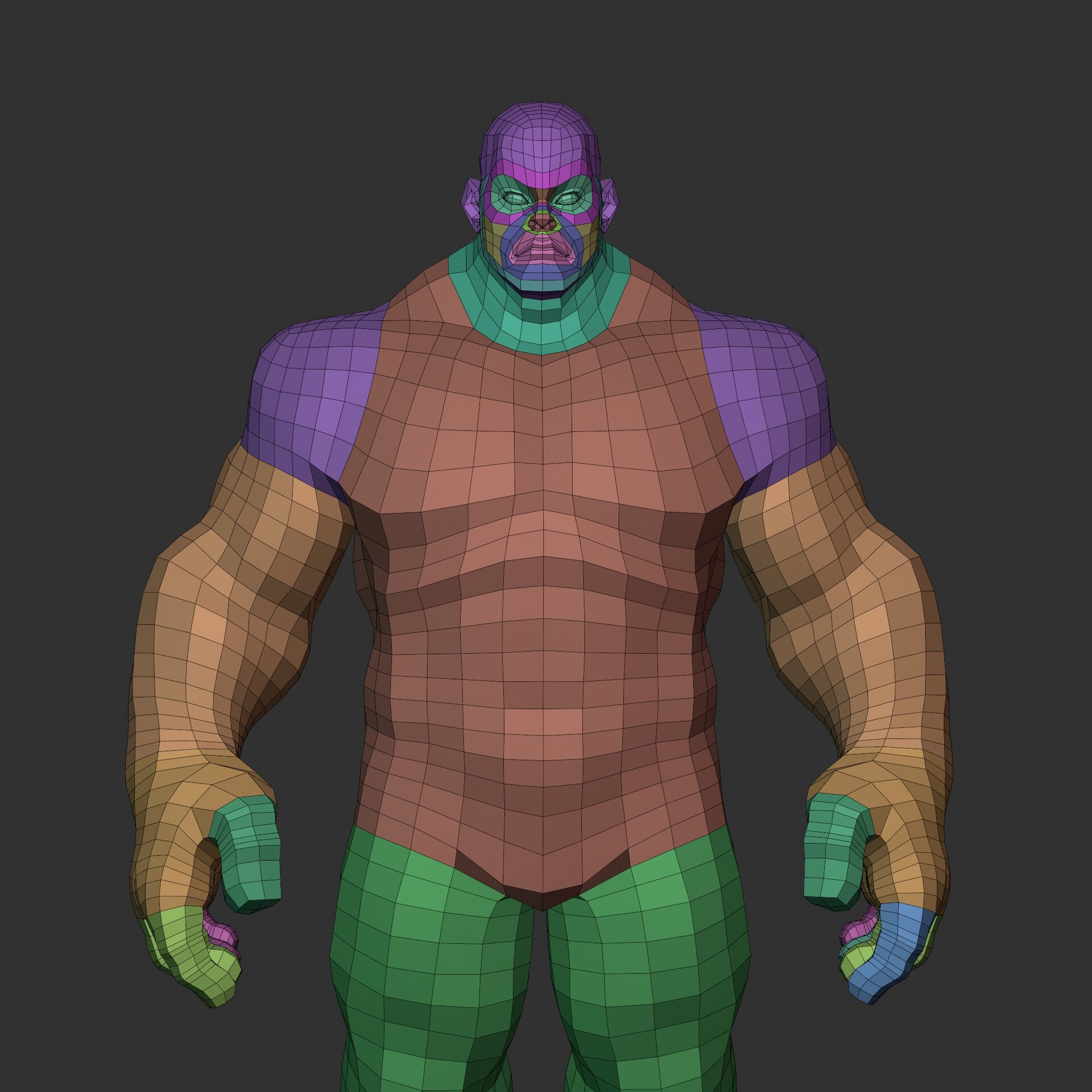 ArtStation - Lowpoly Hulky Basemesh