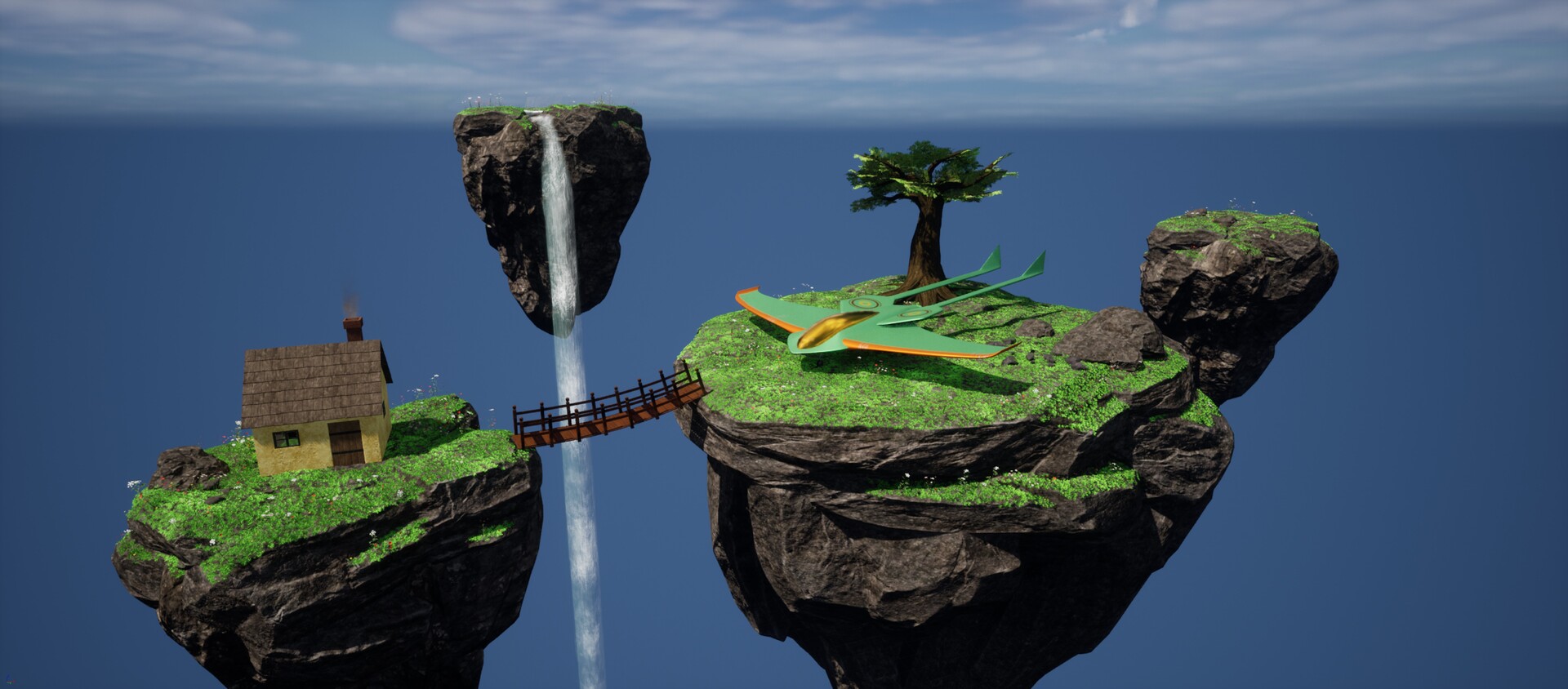 ArtStation - Sky Islands 3D environment