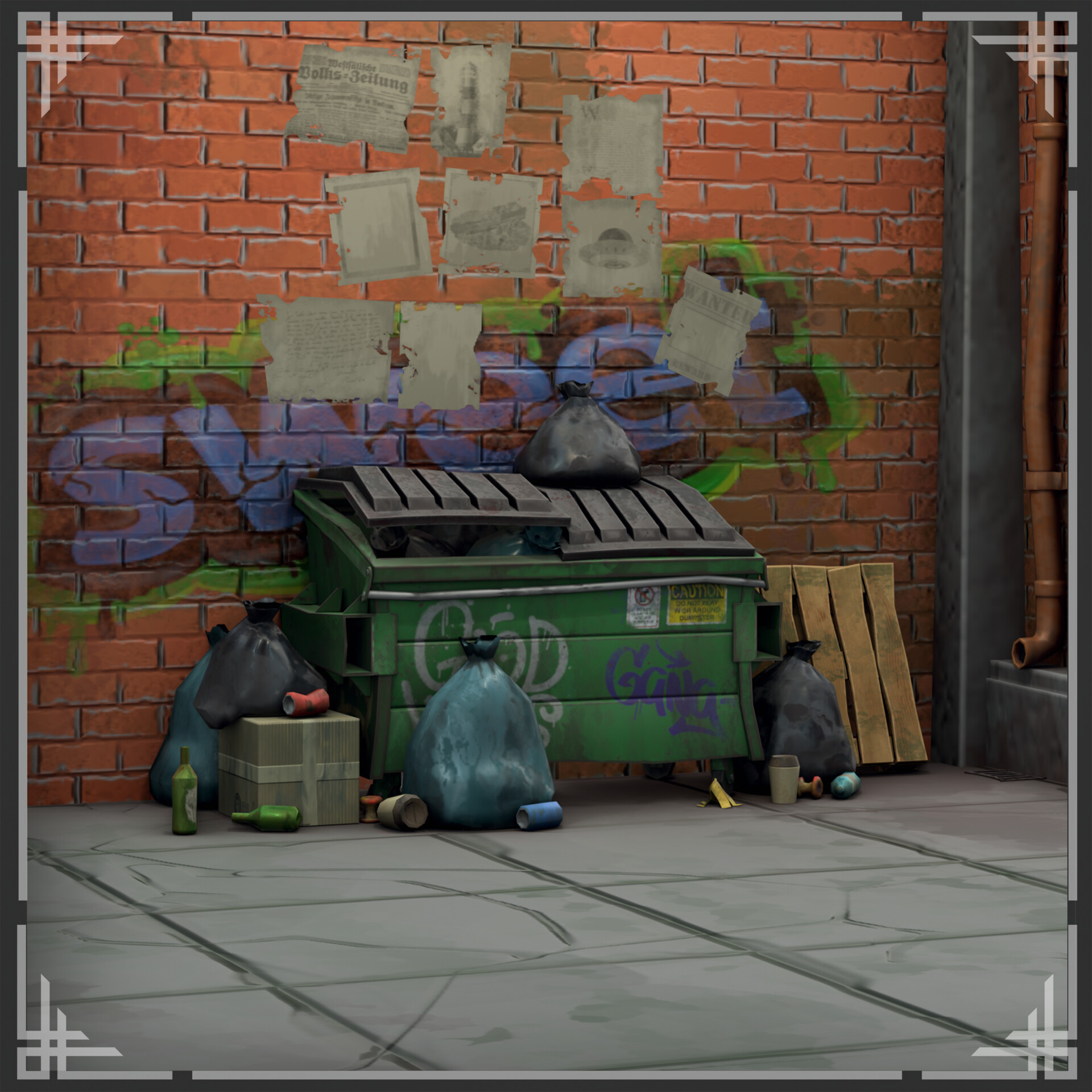 ArtStation - Dumpster