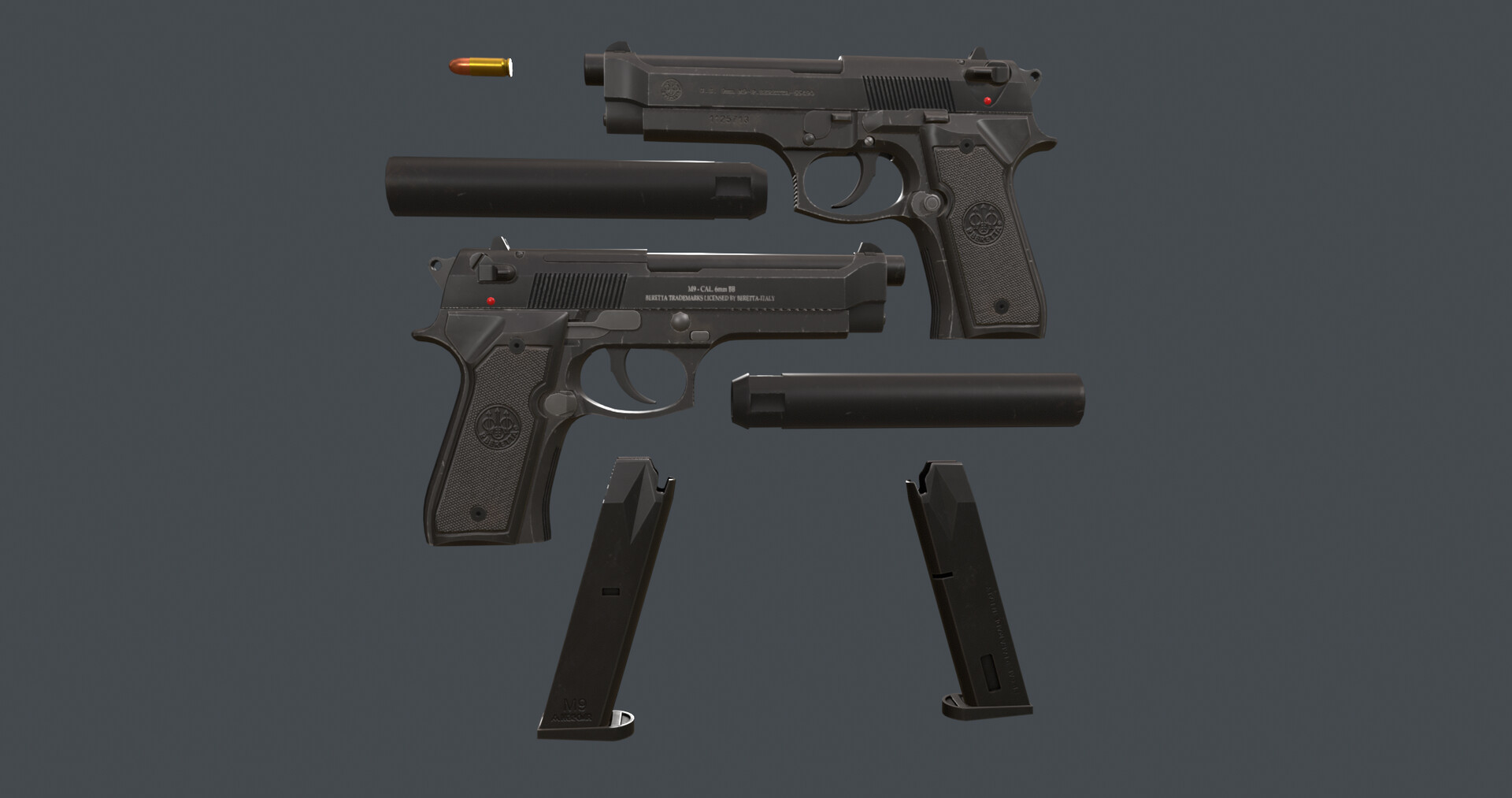 ArtStation - Beretta M9