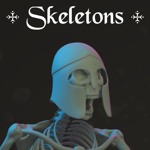 ArtStation - Skeletons - D&D Miniatures