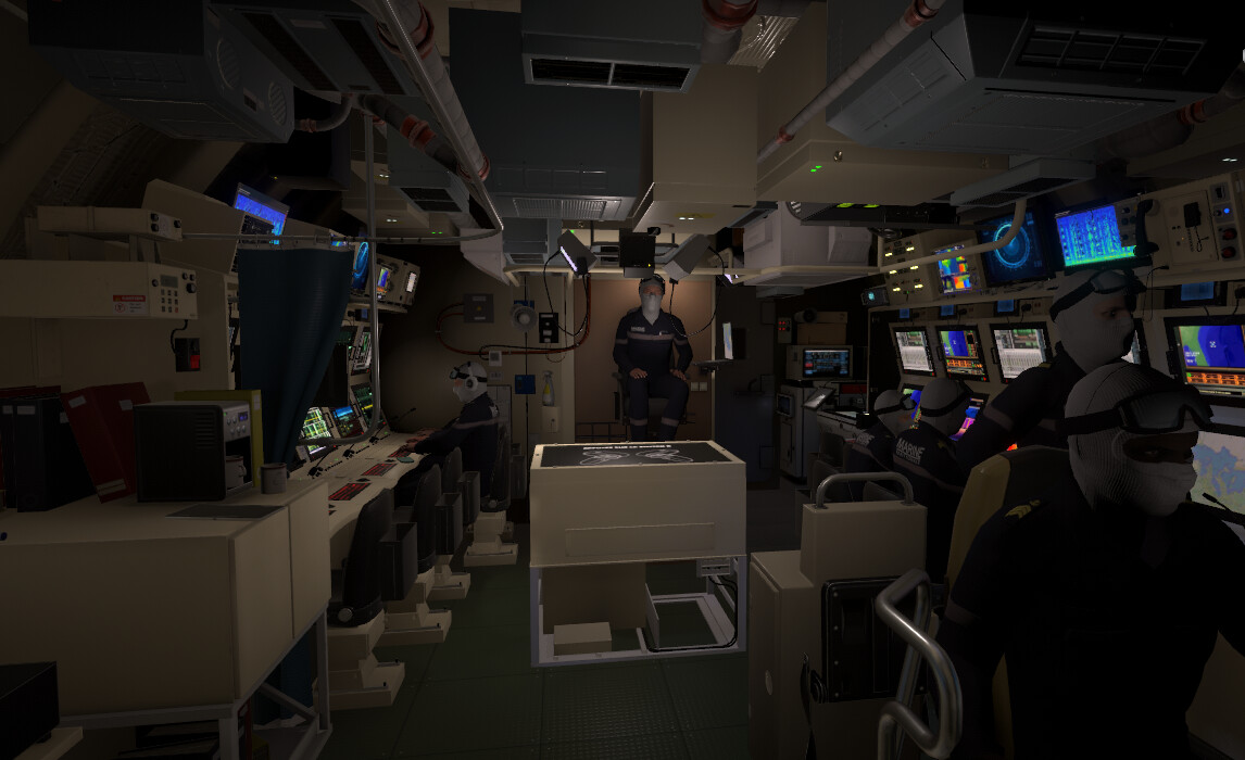 ArtStation - VR Submarine UX/UI - French Navy