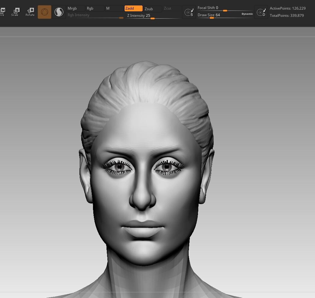 ArtStation - face Sculpt