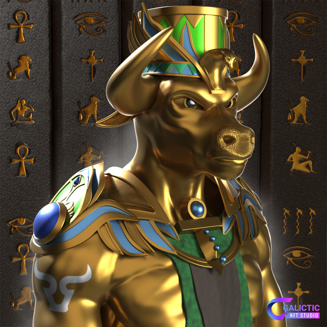 ArtStation - Thoth god Bull