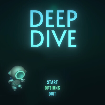ArtStation - Game assets for Deep Dive (solo game project)