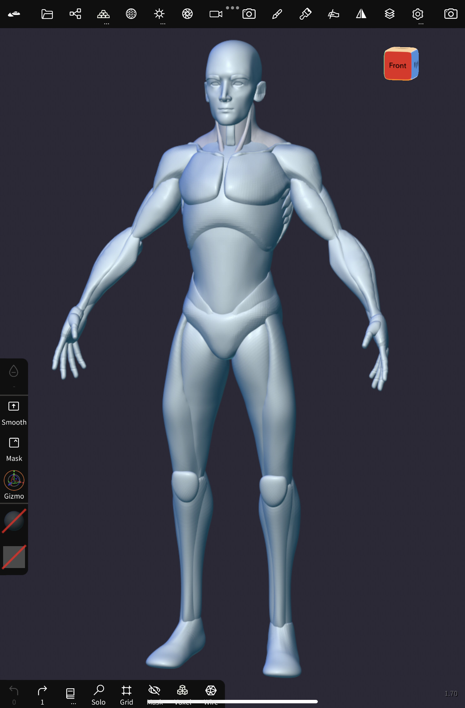ArtStation - Stylized Basemesh done in Nomad Sculpt