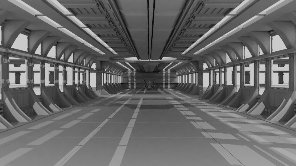 ArtStation - StarWars Inspired Space Dock