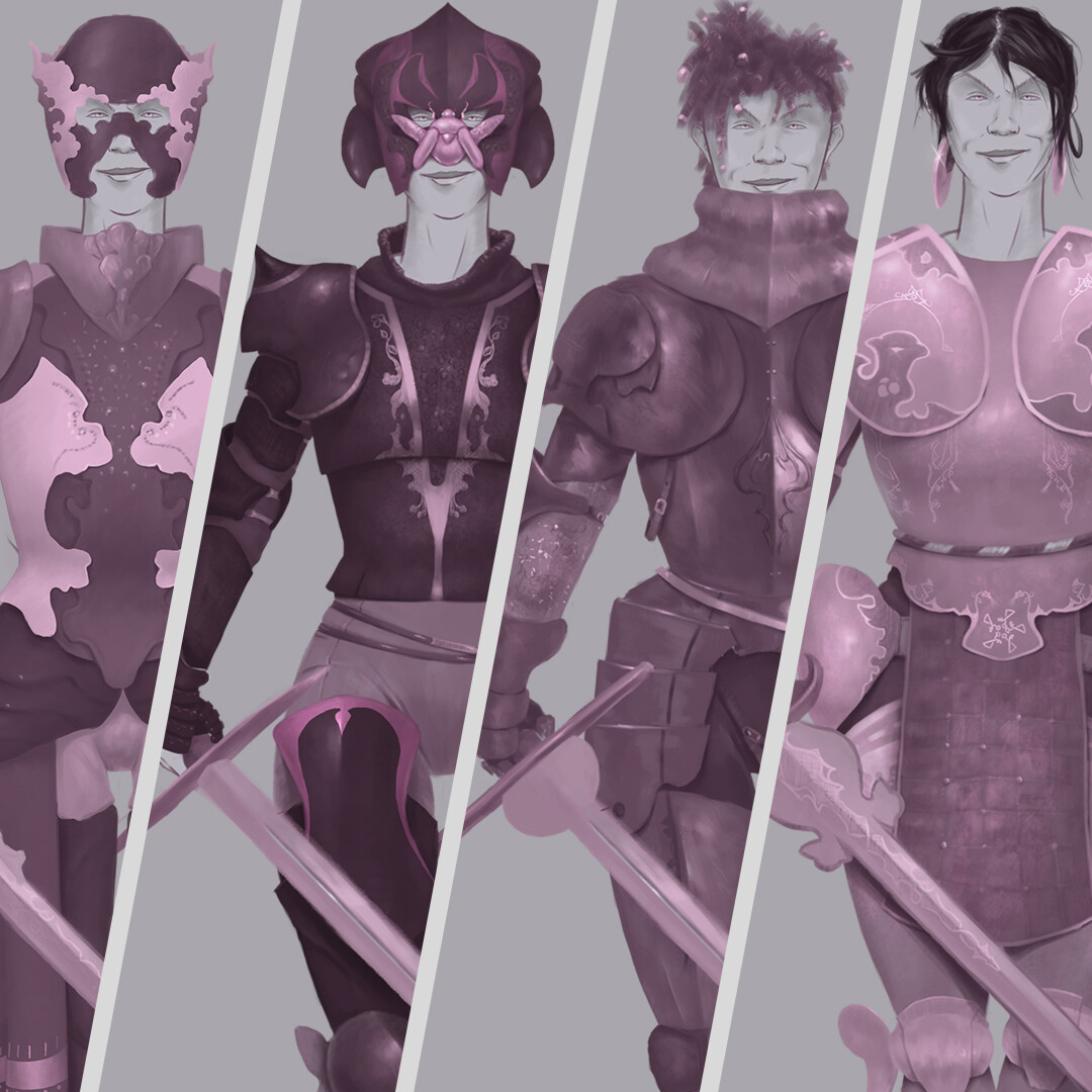ArtStation - Female Warrior Exploration - Full Armour