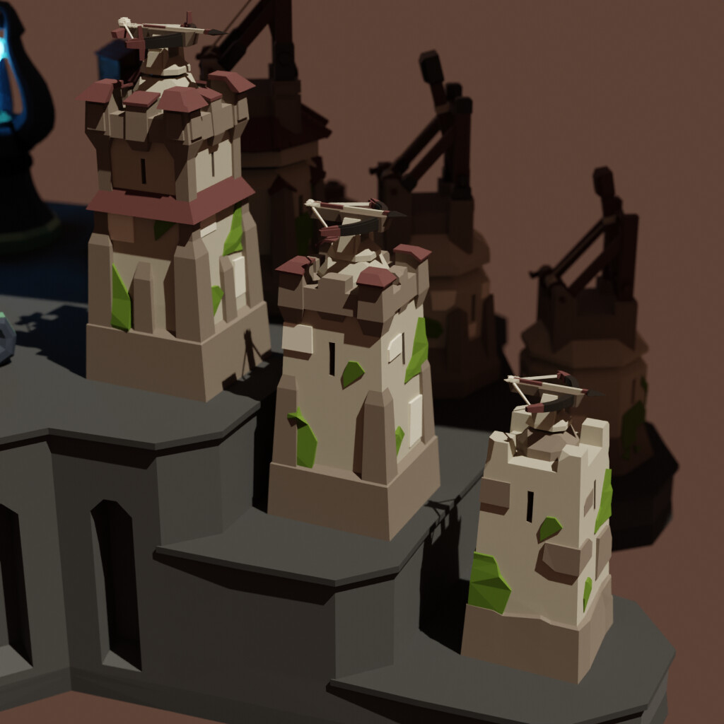ArtStation - Split Siege Tower Designs