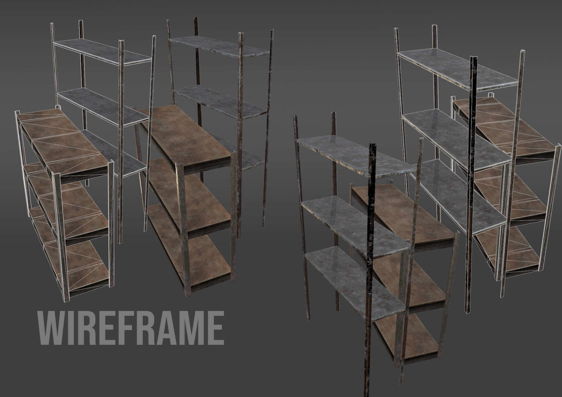ArtStation - Aged Shelves
