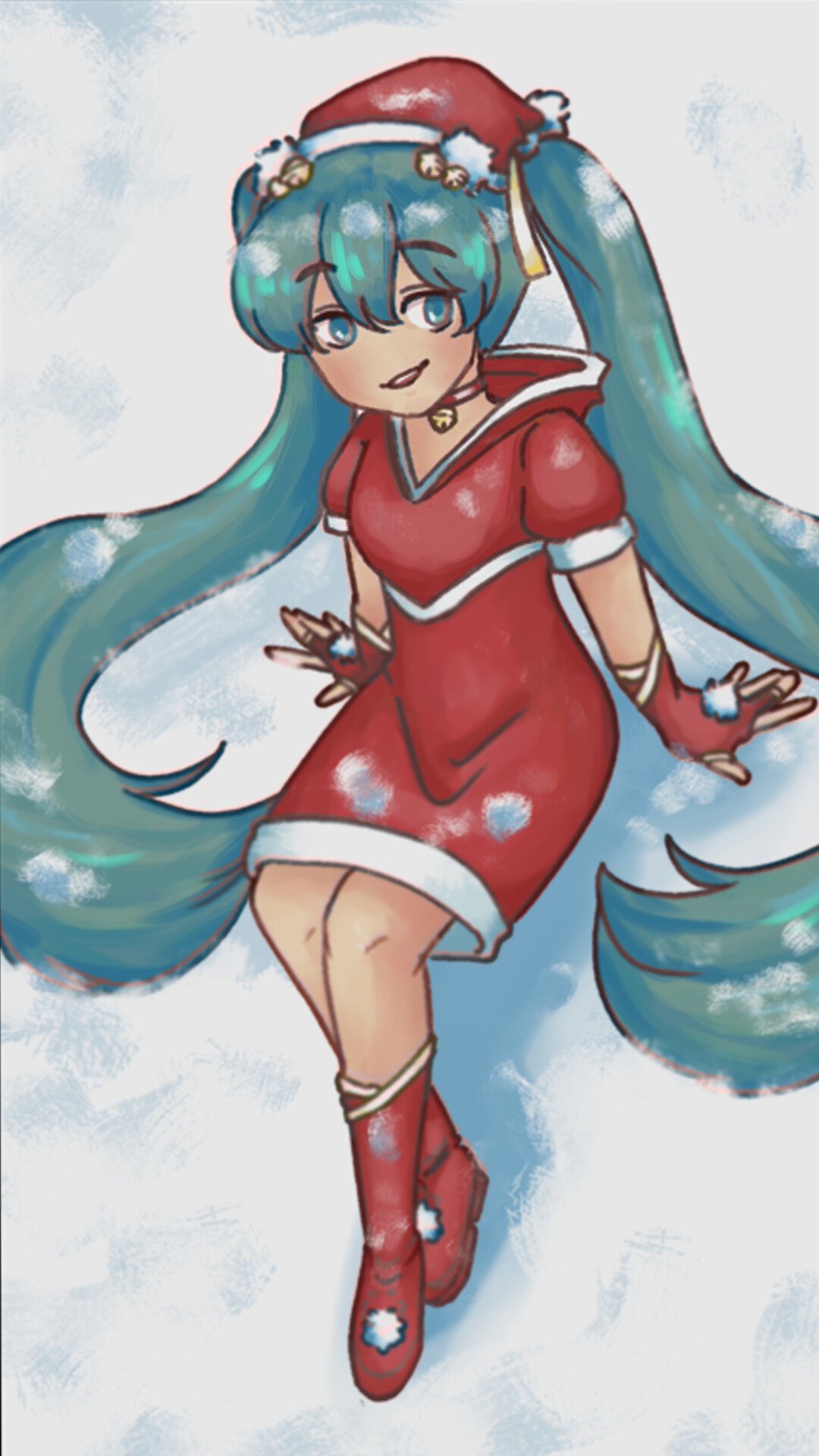 ArtStation - Miku in Snow