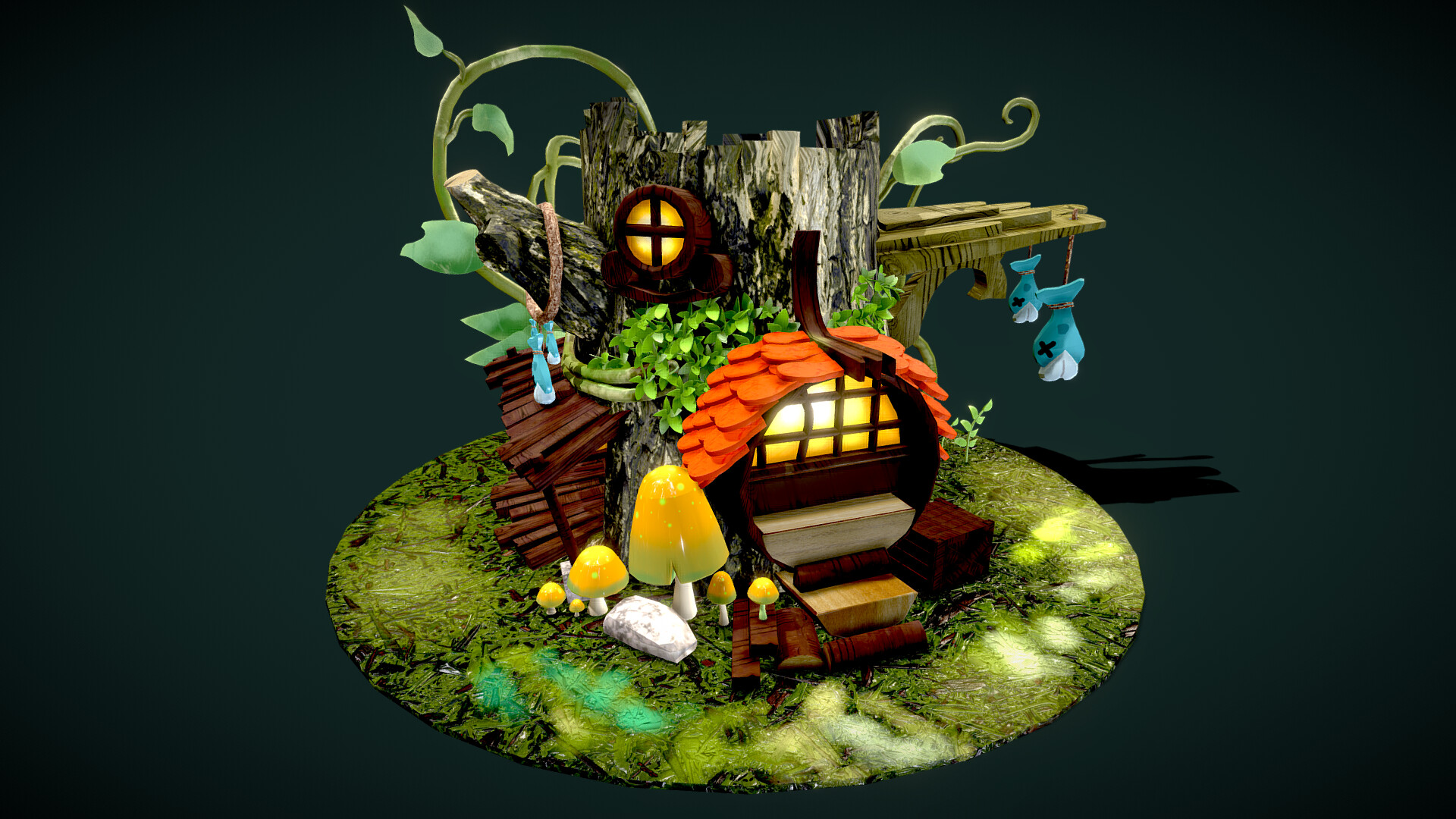 ArtStation - Treehouse 3D Model