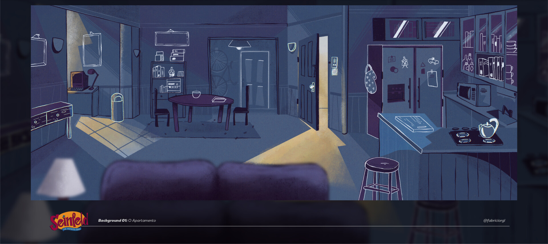 ArtStation - Seinfeld - Animated Series [BG - Vis.Dev Project]