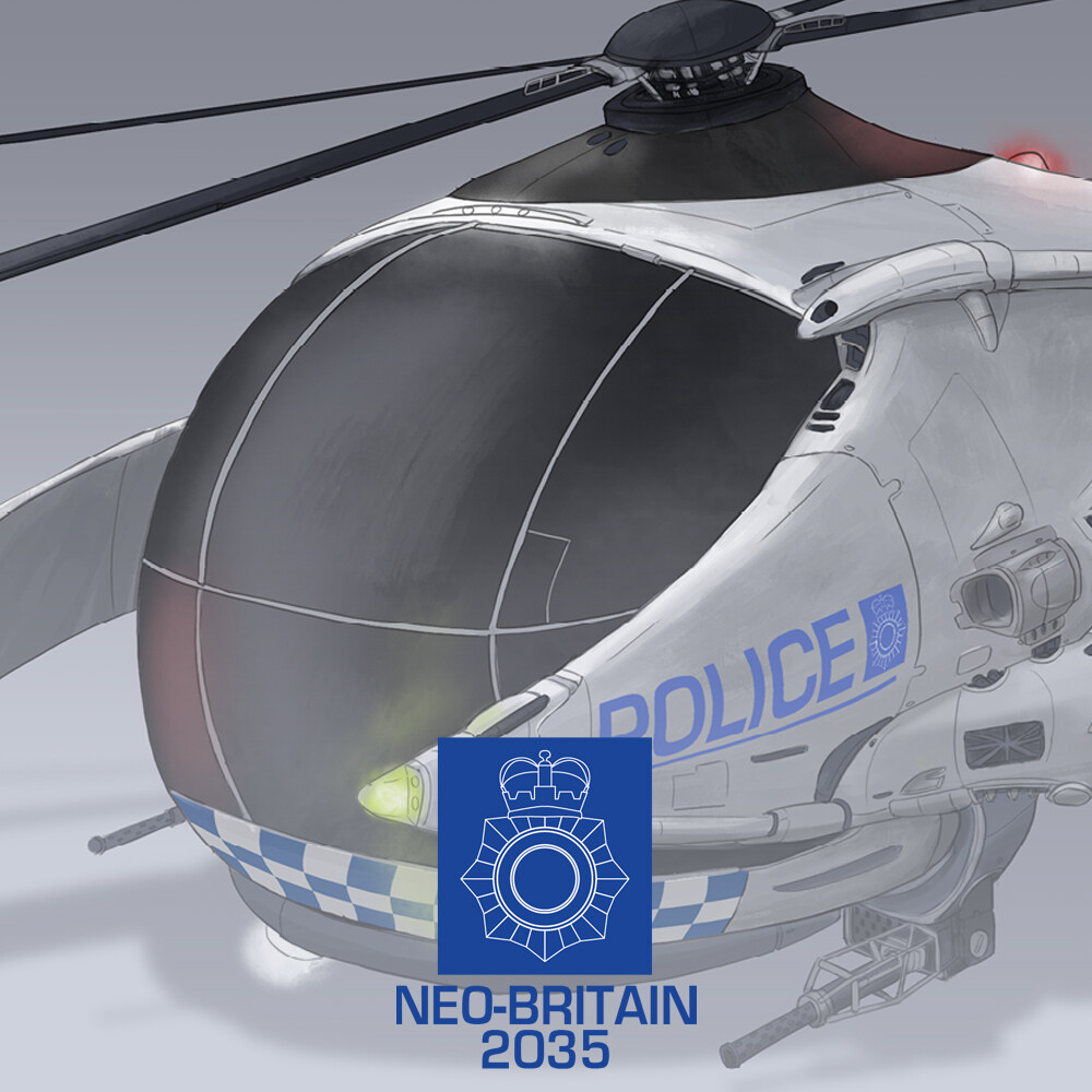 ArtStation - Police Helicopter