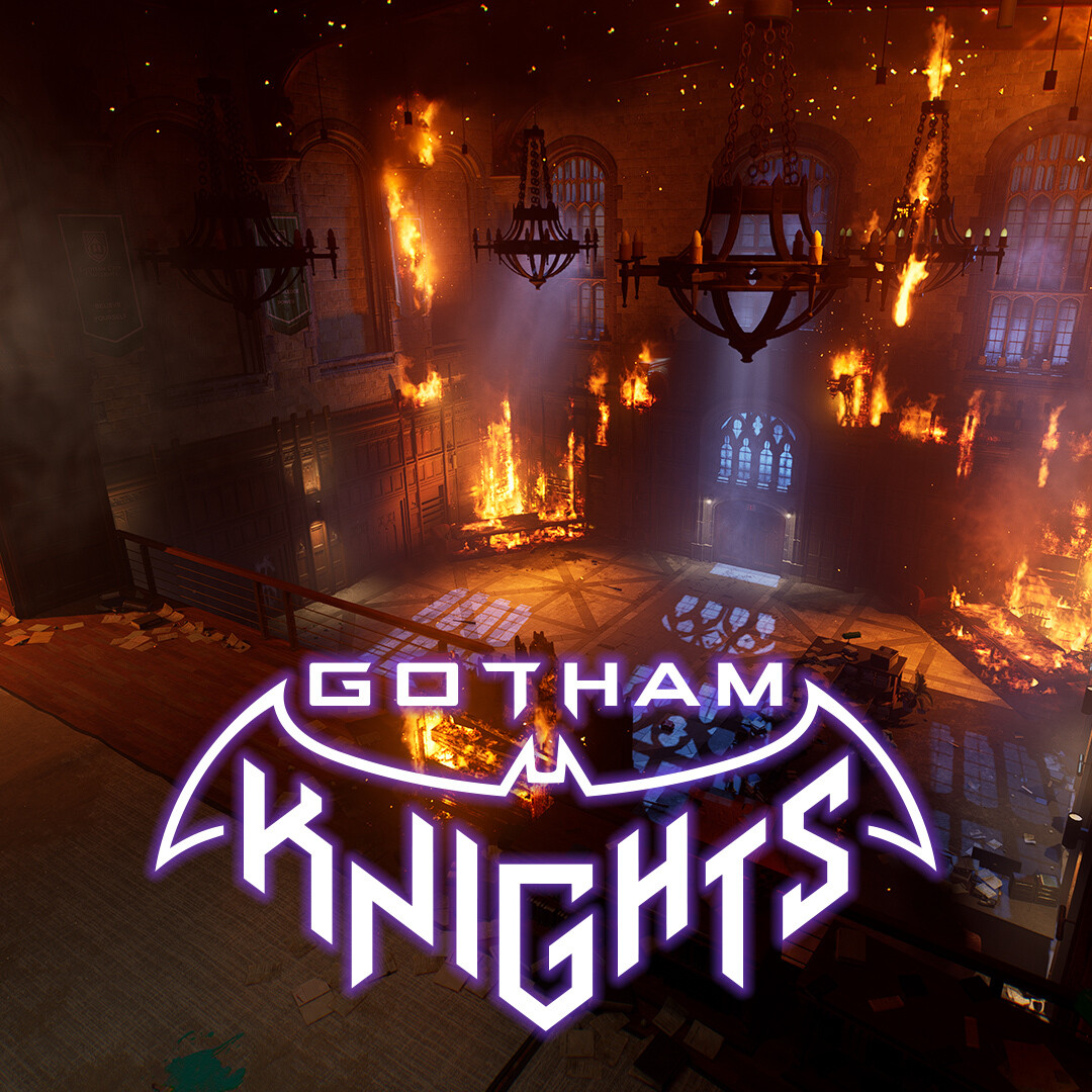 ArtStation - Gotham Knights - University Library