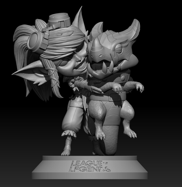 ArtStation - Dragon Trainer Tristana