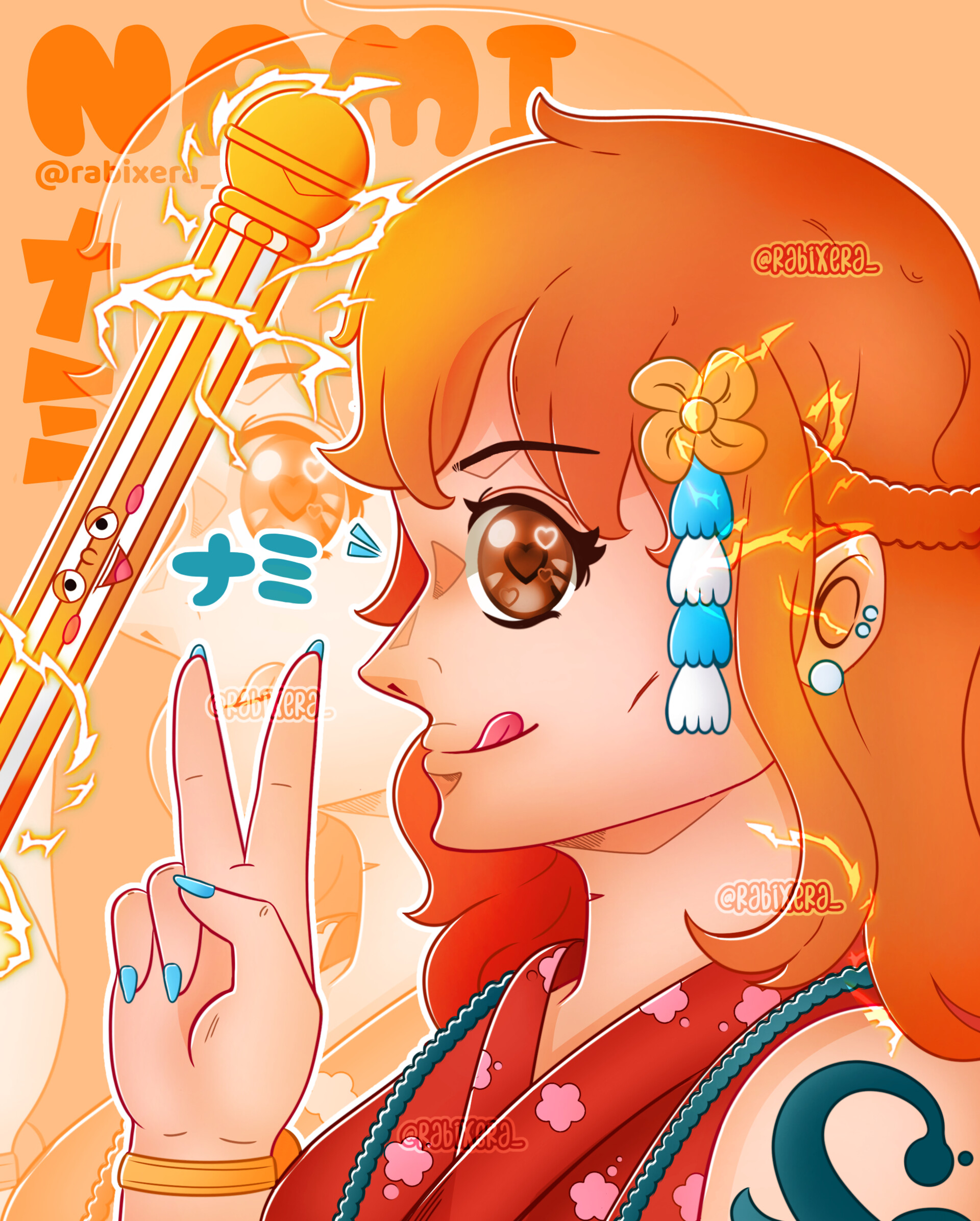 ArtStation - Nami-san 🍊🧡