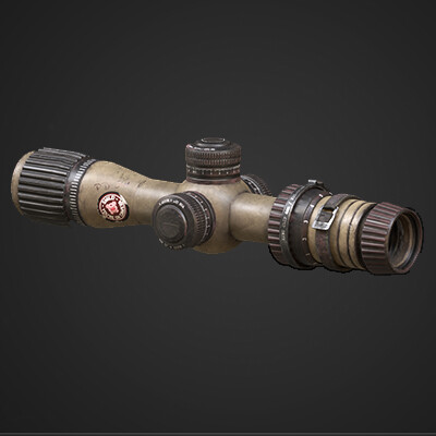 ArtStation - Scope Machine Gun