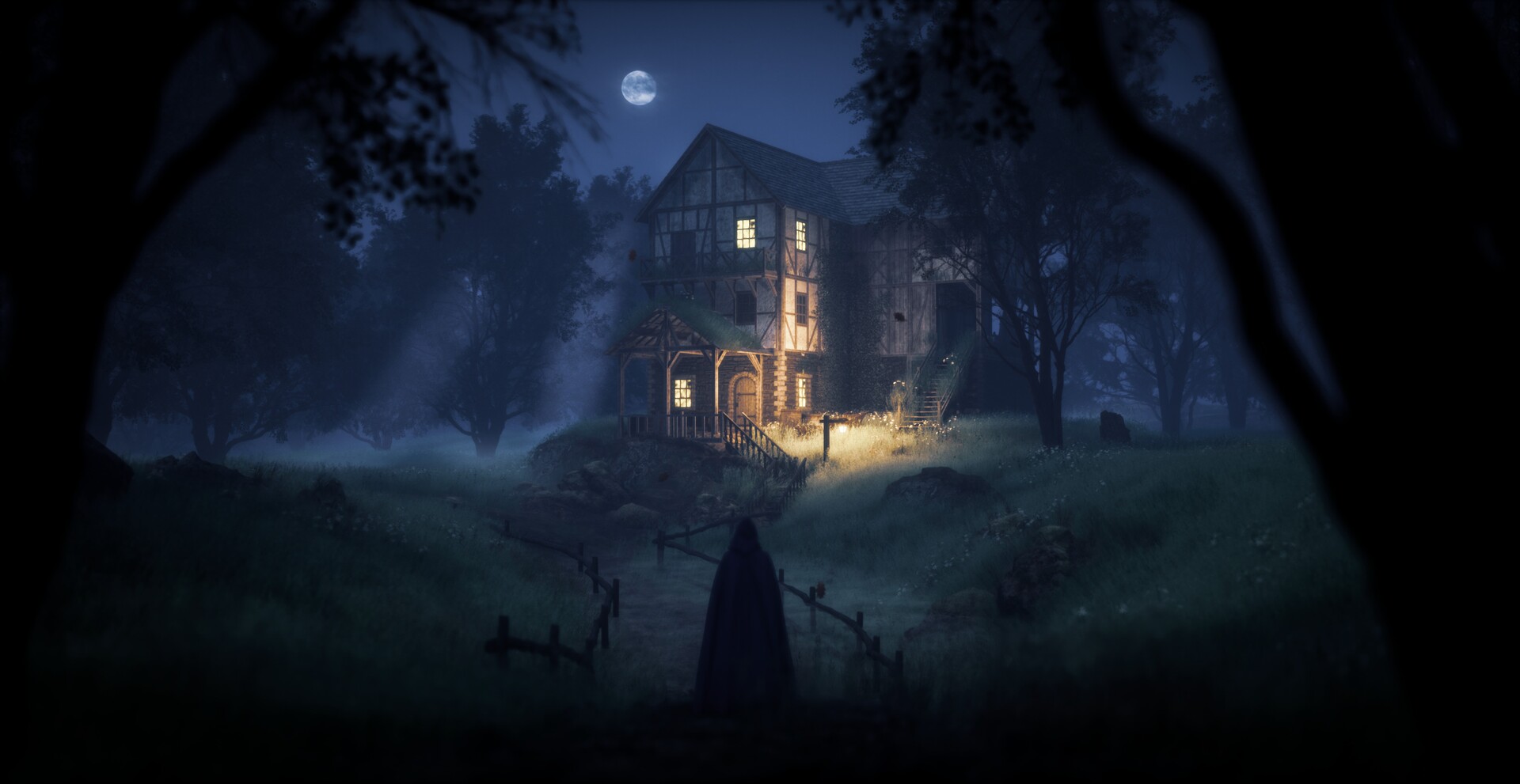 ArtStation - Tavern In the Woods