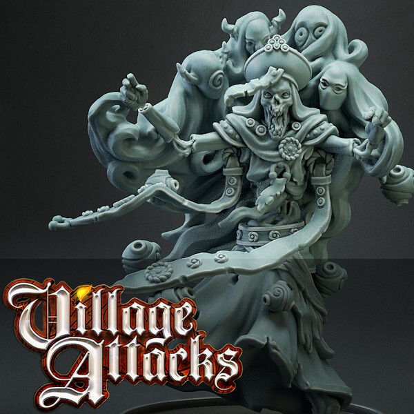 ArtStation - Village Attacks: Grim Dynasty - Miniatures