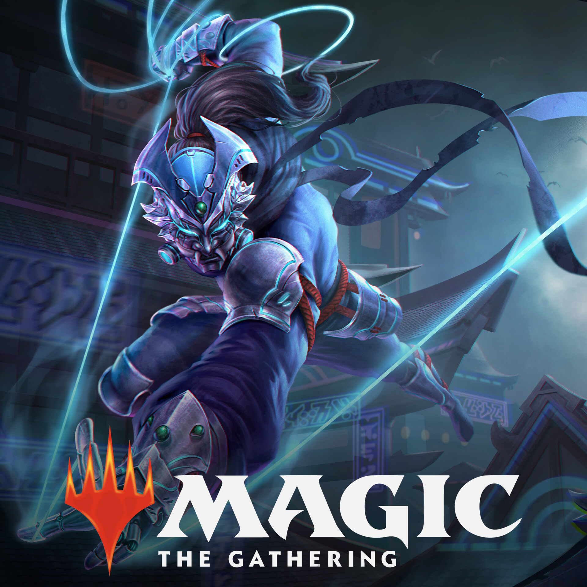 ArtStation - Magic The Gathering：Mistblade Shinobi Reimaging Art