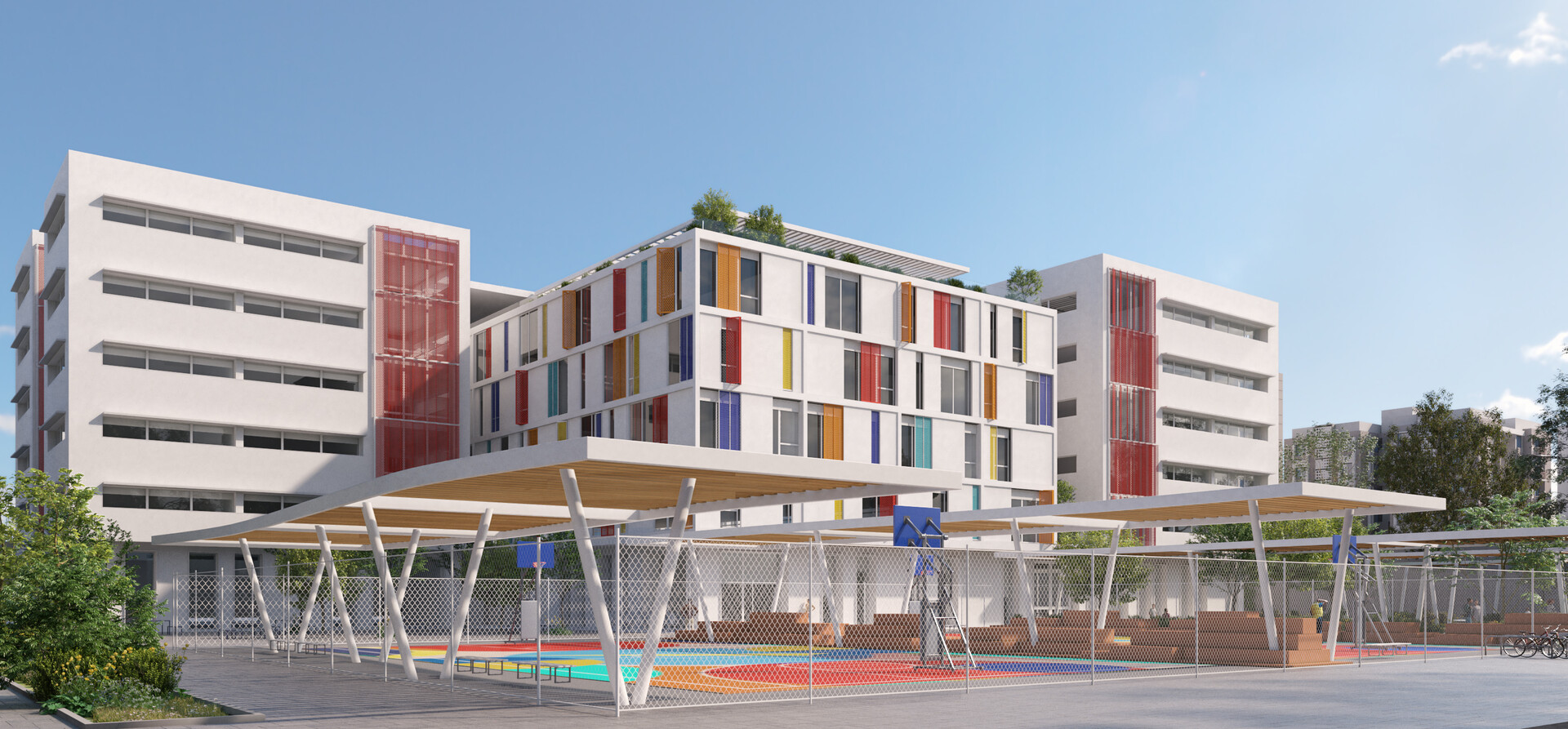 ArtStation - Middle School Concept Renders