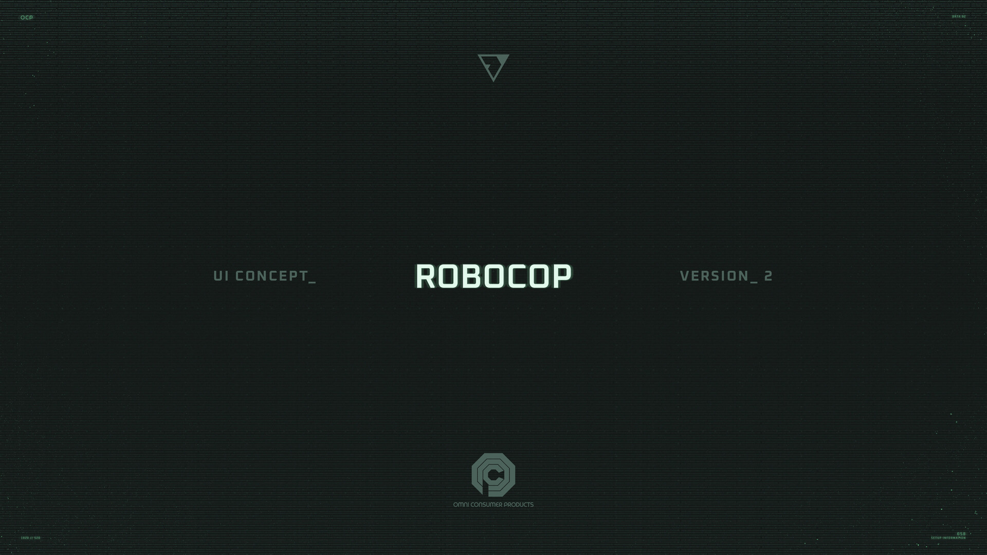 ArtStation - Robocop - GUI