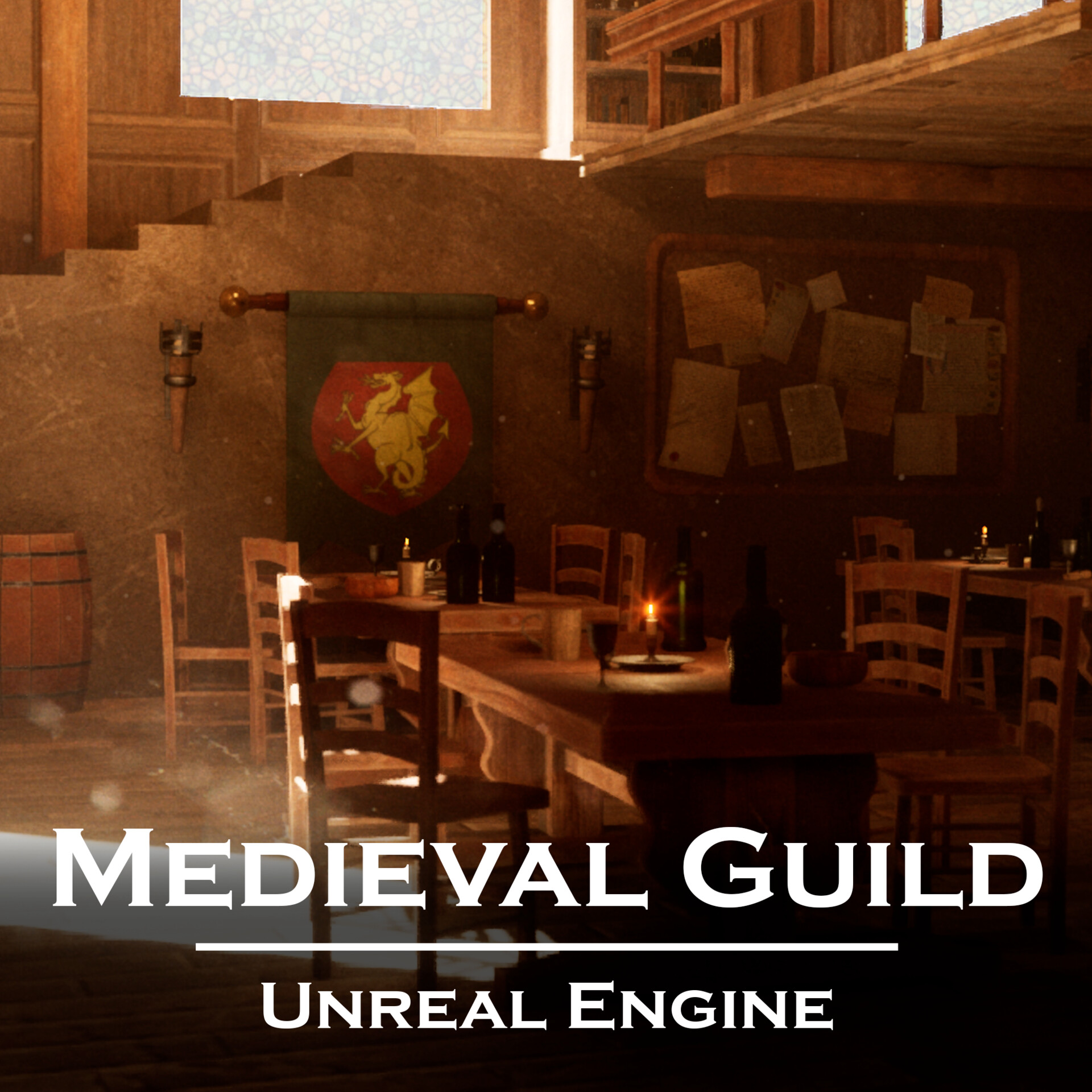 ArtStation - Medieval Guild Interior