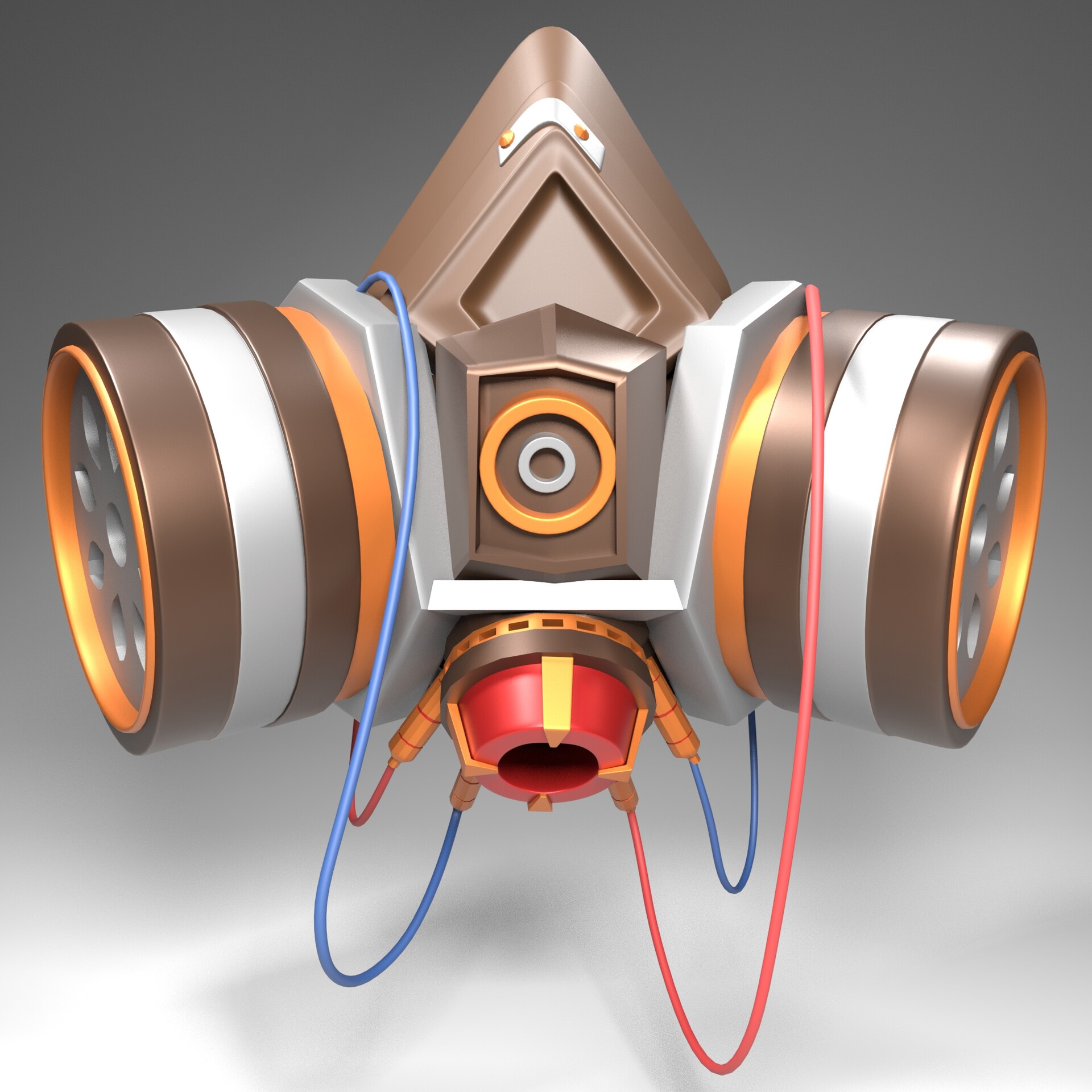 ArtStation - Gas Mask - 3D Modeling