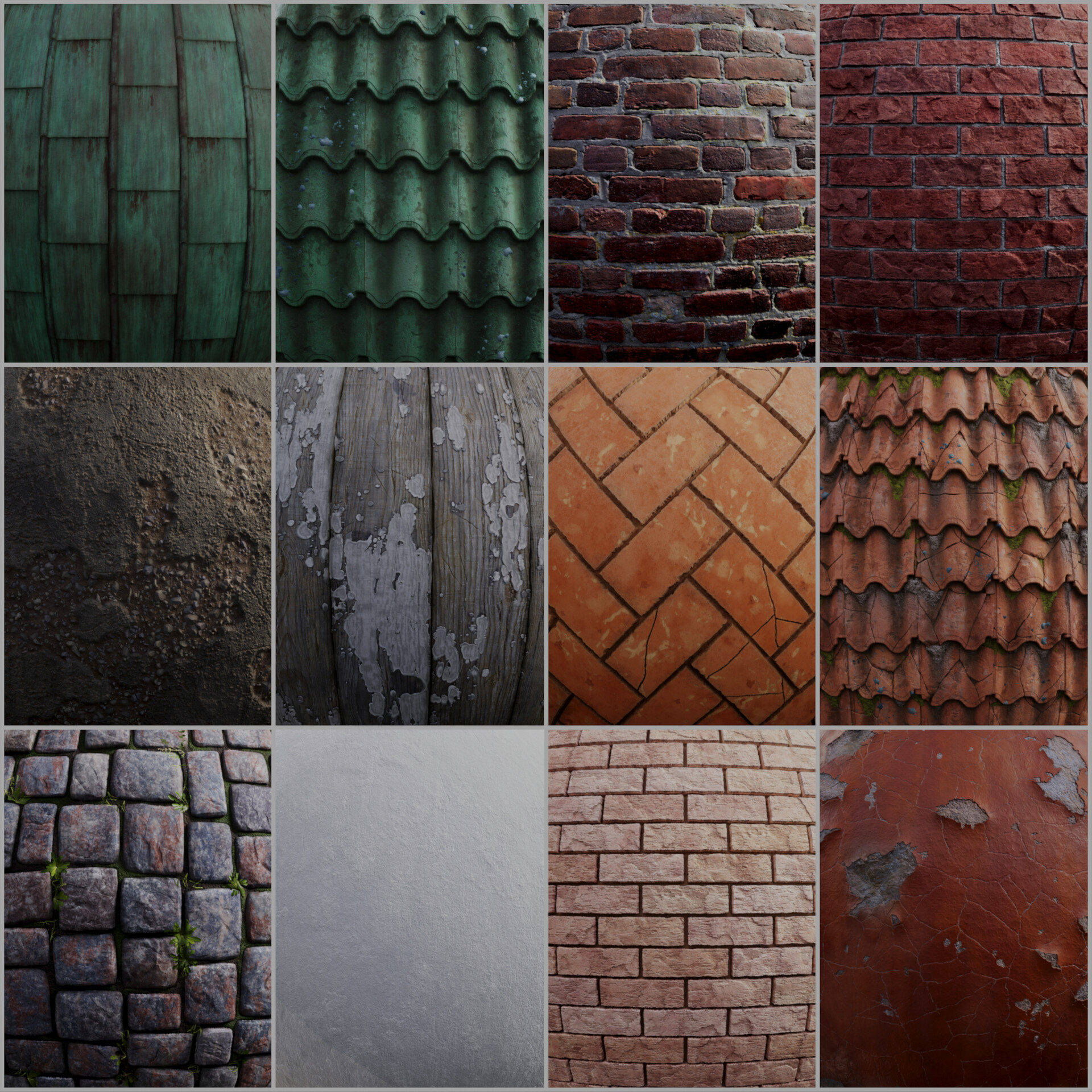 ArtStation - Neoclassical & Industrial Materials