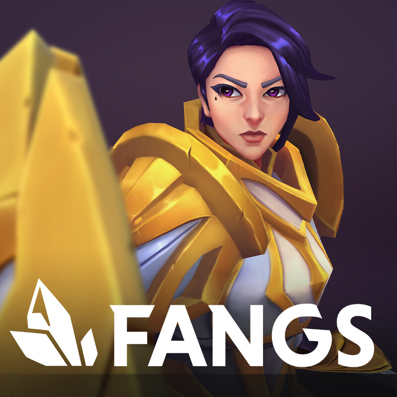 ArtStation - Shield girl Character